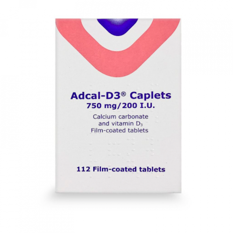 Adcal-D3 Fruit flavoured 56 Chewable Tablets - Caplet Pharmacy