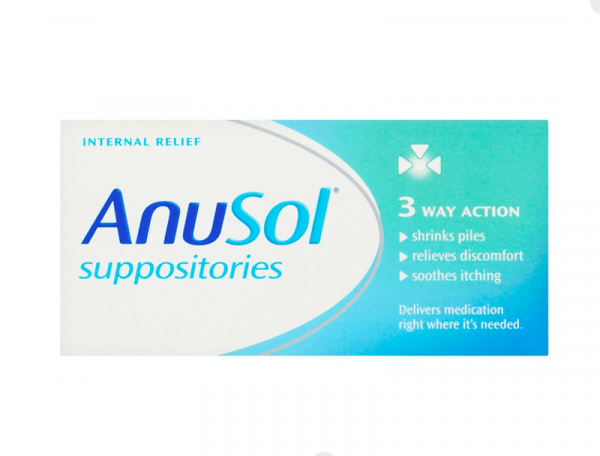 Anusol Suppositories – 12 Suppositories - Caplet Pharmacy