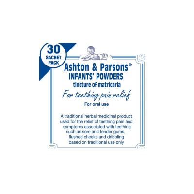 Ashton & Parsons Teething Powders – 30 Sachets - Caplet Pharmacy