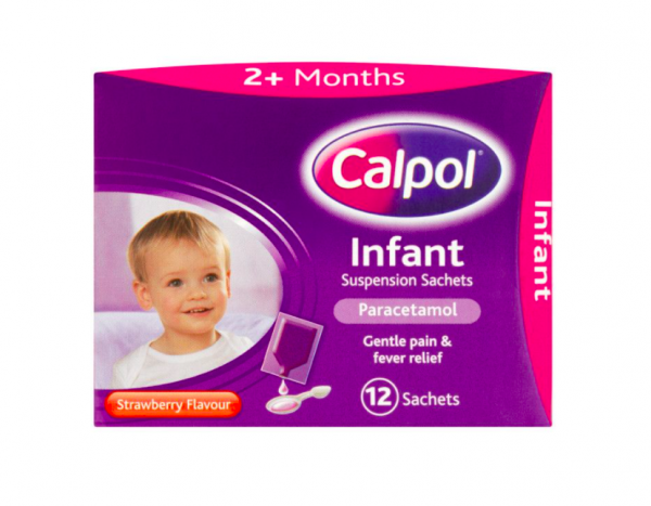 Calpol Infant Suspension Original 12 Sachets - Caplet Pharmacy