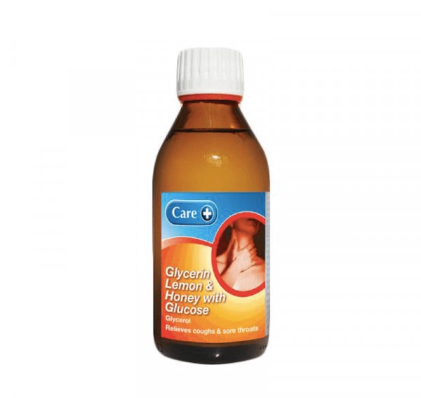 Care Glycerin Lemon & Honey With Glucose – 200ml - Caplet Pharmacy