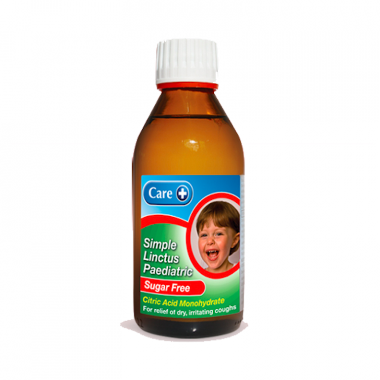 Care Simple Linctus Paediatric Sugar Free 200ml - Caplet Pharmacy
