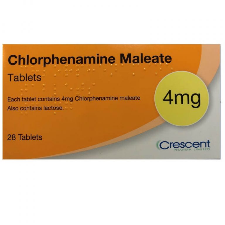 Chlorphenamine 4mg 28 Tablets - Caplet Pharmacy