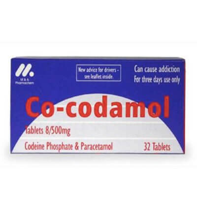 Co-codamol 8/500mg 32 tablets-WARNING: HIGH RISK MEDICATION - Caplet ...