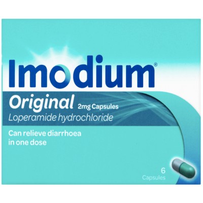 Imodium Original 2mg – 6 Capsules - Caplet Pharmacy
