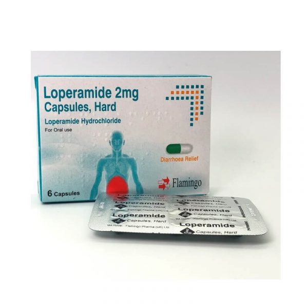 Loperamide Hydrochloride 2mg Diarrhoea Treatment – 6 Capsules-WARNING ...
