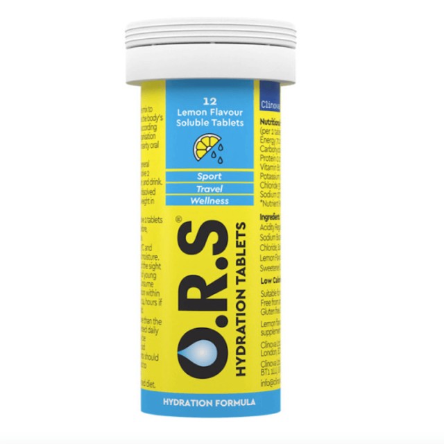 ORS Rehydration Salts Lemon – 12 Tablets - Caplet Pharmacy