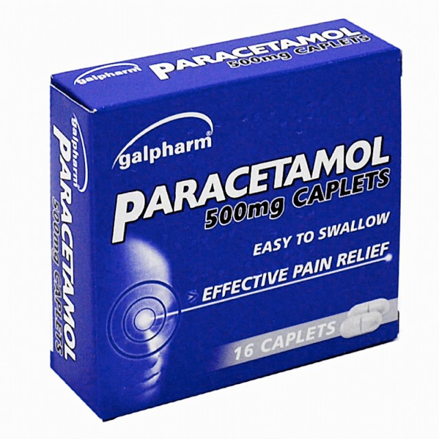 Paracetamol 500mg Caplets- 16 - Caplet Pharmacy