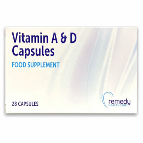 Vitamin A & D 28 Capsules - Caplet Pharmacy
