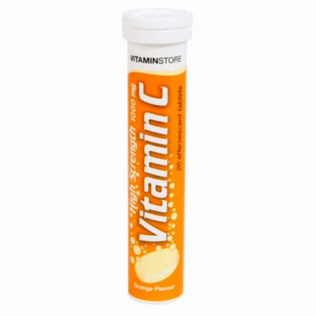 Vitamin C Effervescent Tablets 20's 1000mg - Caplet Pharmacy
