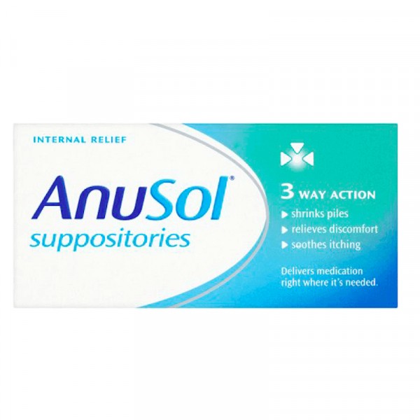 Anusol Suppositories – 24 Suppositories - Caplet Pharmacy