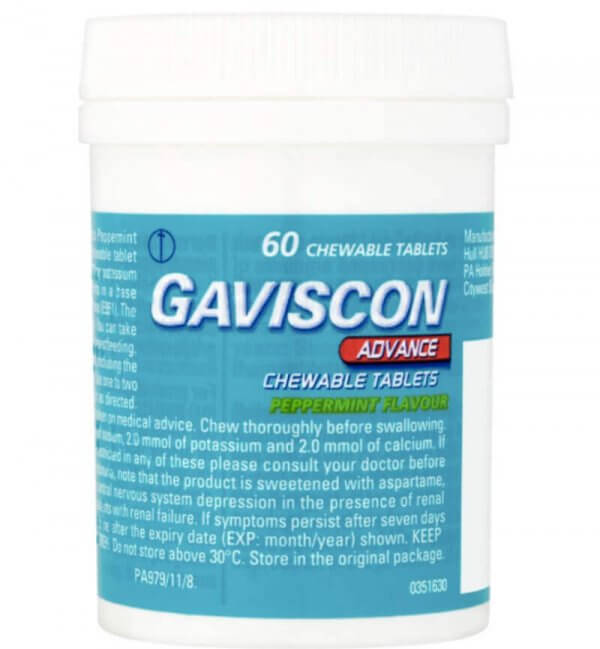 Gaviscon Advance Tablets 60 - Caplet Pharmacy