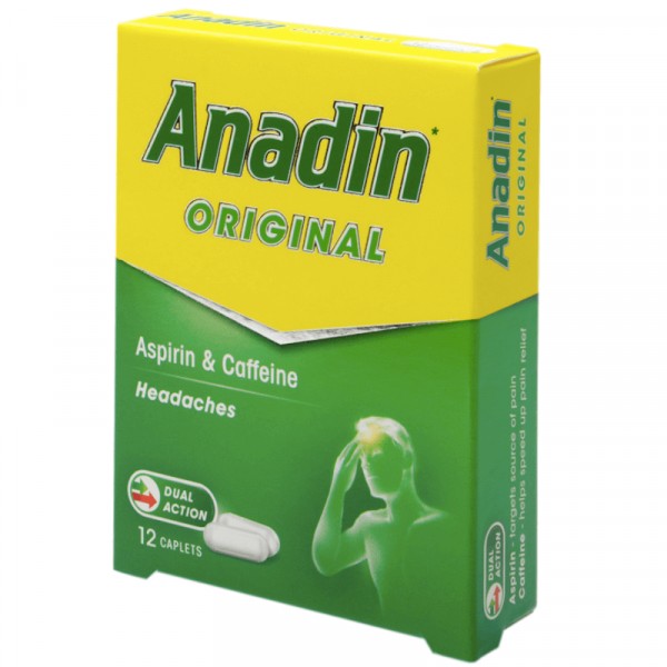 Anadin Original Caplets – 16 Caplets - Caplet Pharmacy