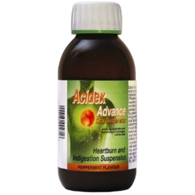 Acidex Advance Oral Suspension Peppermint - 500ml - Caplet Pharmacy