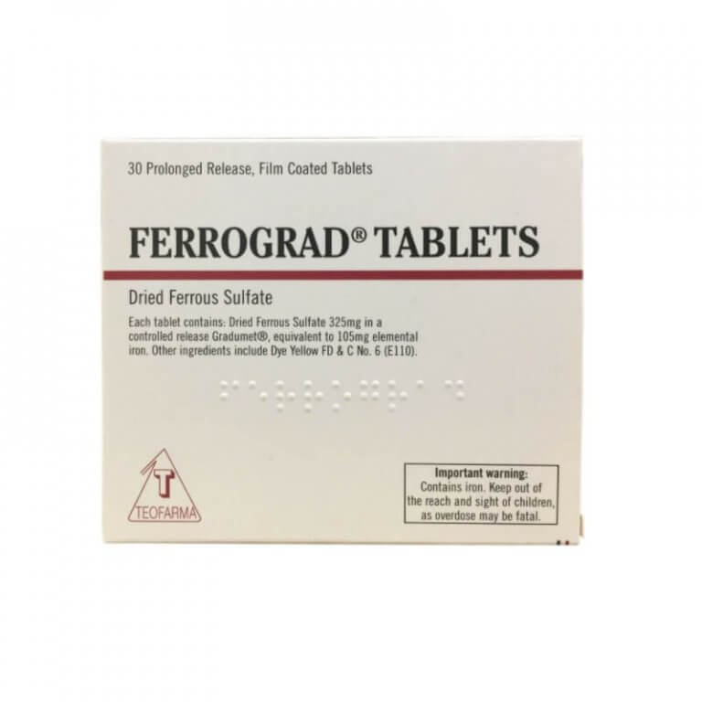 Ferrograd Tablets- 30 - Caplet Pharmacy