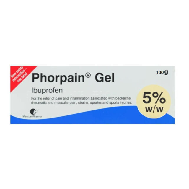 Ibuprofen 5% Gel - 100g - Caplet Pharmacy