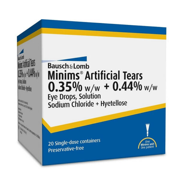 Minims Artificial Tears- 20 - Caplet Pharmacy