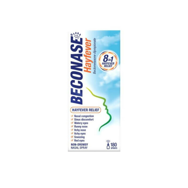 Beconase Hayfever Relief for Adults Spray - 180 Doses - Caplet Pharmacy