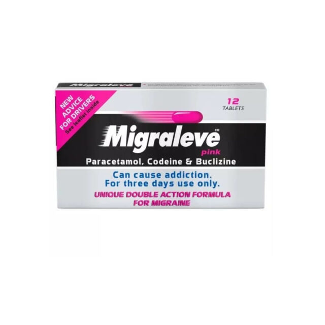 Migraleve Pink 12 Tablets - Caplet Pharmacy