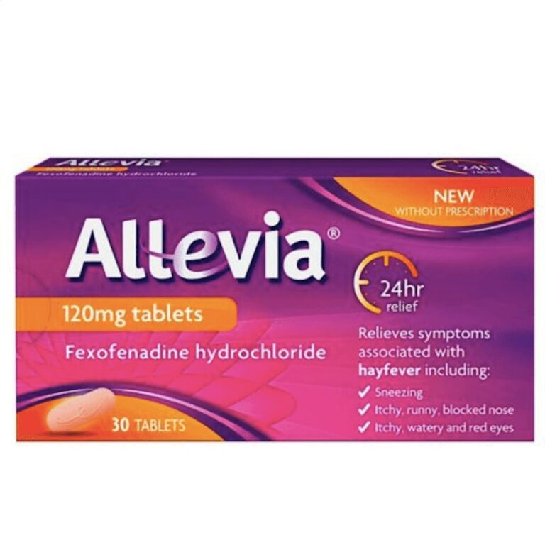 Allevia Fexo-fenadine Hayfever & Allergy Relief Tablets- 30 - Caplet ...